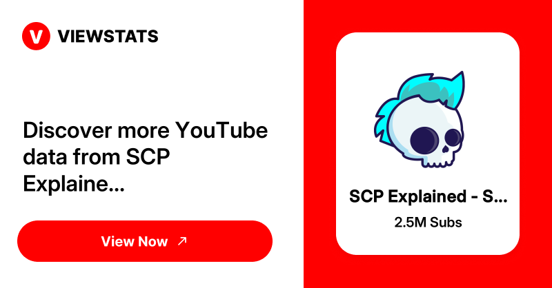 SCP Explained - Story & Animation - Viewstats