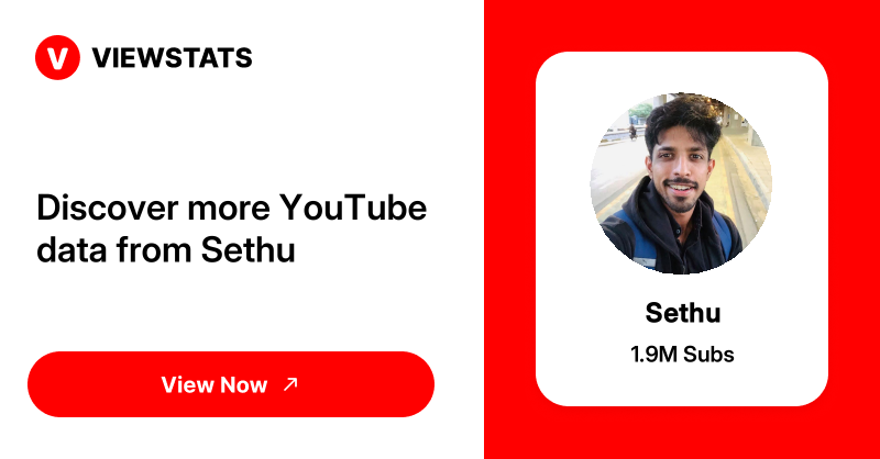 Sethu - Viewstats