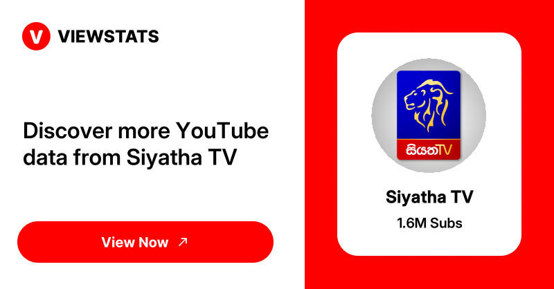 Siyatha TV - Viewstats