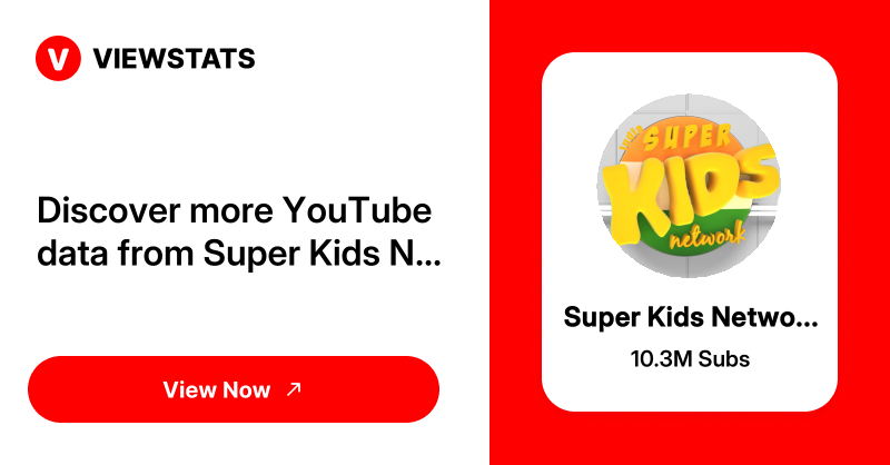 Super Kids Network India - Hindi Nursery Rhymes - Viewstats