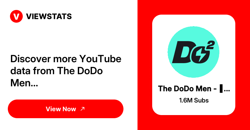 The DoDo Men - 嘟嘟人 - Viewstats