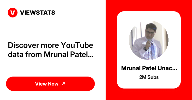 Mrunal Patel Unacademy - Viewstats