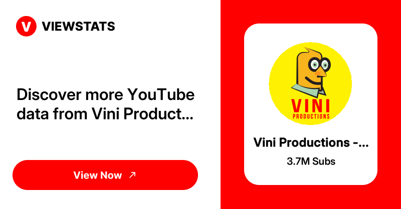 Vini Productions - විනී - Viewstats