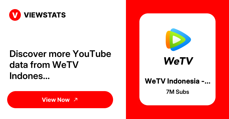 WeTV Indonesia - Get the WeTV APP - Viewstats
