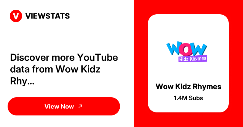 Wow Kidz Rhymes - Viewstats