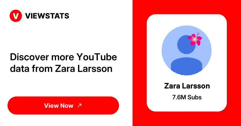 Zara Larsson - Viewstats